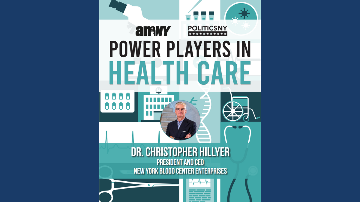 Dr. Hillyer Named to "2025 Power Players in Health Care" by PoliticsNY ...